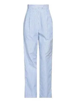 THE FRANKIE SHOP Striped Straight-leg Pants - Light Blue
