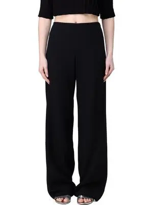 Emporio Armani Wide Leg Trousers - Black