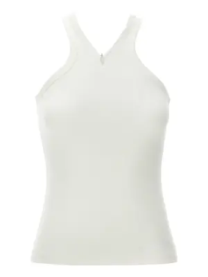 COURREGES Criss Cross 90's Tank Top - White