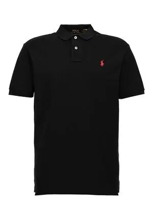 Polo Ralph Lauren Logo Polo - Black