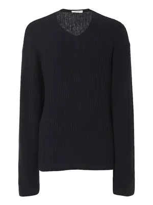 THE ROW Gustave Cashmere Sweater - Blue