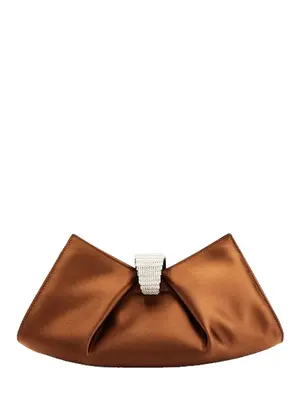 GIUSEPPE ZANOTTI Embellished Clutch - Brown