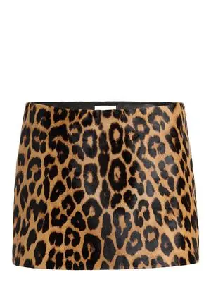 KHAITE Jett Mini Skirt