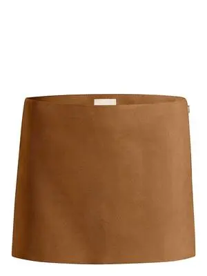 KHAITE Jett Striped Miniskirt