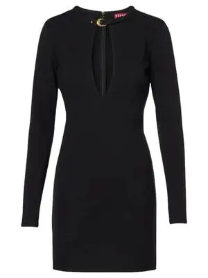 Staud Astor Ponte Minidress - Black
