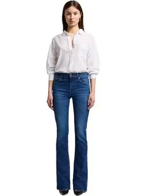 7 For All Mankind Slim Illusion Kimmie Bootcut Jeans - Denim