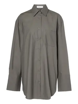 THE FRANKIE SHOP Helen Cotton Shirt - Green