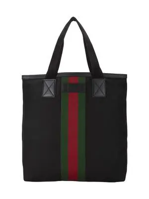 Gucci Techno Canvas Tote - Black