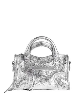 Balenciaga Le City Mini Bag Silver