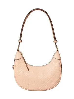 Tory Burch T Monogram Crescent Bag - Pink Sea