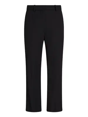 JOSEPH Talia Twill Kick-flare Trousers - Black