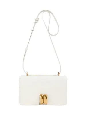BY MALENE BIRGER By Malene Birger Noval Leather Shoulder Bag White
