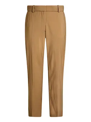 JOSEPH Coleman Cropped Slim-leg Pants - Camel