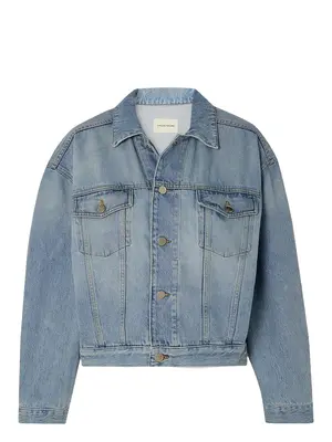 Loulou De Saison Dave Denim Jacket - Mid Denim