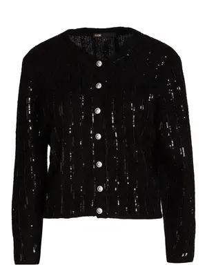MAJE Maje Embellished Knitted Cardigan