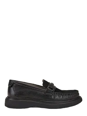 ALLSAINTS Gibbs Chain Loafer - Black