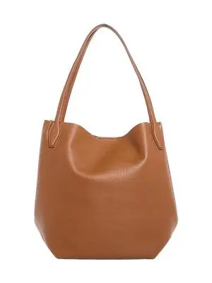 Madewell Shopper Leather Tote Sepia