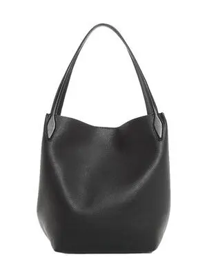 Madewell Shopper Leather Tote - True Black