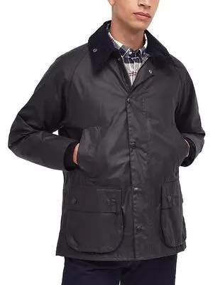 Barbour Classic Bedale Waxed Cotton Jacket Navy