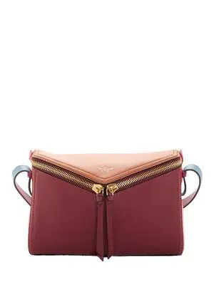 Mcm Diamant 3d Leather Shoulder Bag - Multi