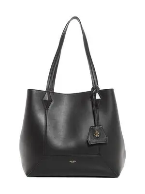 JIMMY CHOO Diamond Leather Tote - Black