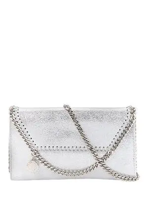 Stella McCartney Falabella Mini Crossbody Bag Silver