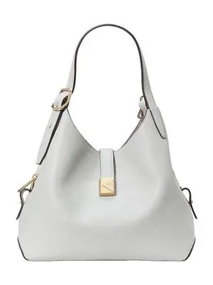 Kate Spade New York Kate Spade New York Deco Pebbled Leather Small Crossbody Tote Stone Path