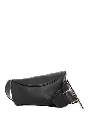 Alexander McQueen T-bar Sling Bag - Black