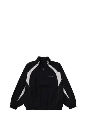 A BATHING APE Bathing Ape Logo Nylon Track Jacket - Black
