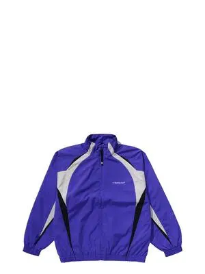 A BATHING APE Bathing Ape Logo Nylon Track Jacket - Purple