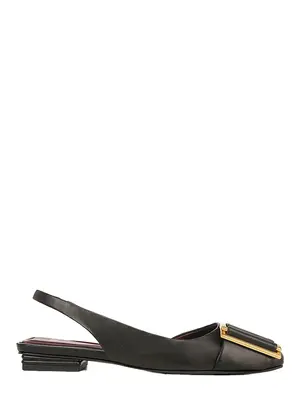Franco Sarto Tracy Slingback Flats Black
