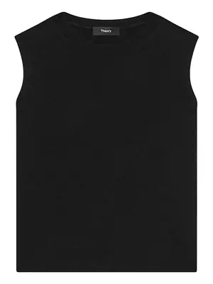 Theory Theory Cashmere Knit Shell Top Blk