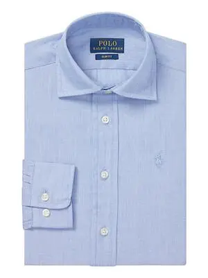 Ralph Lauren Regent Slim Fit Cotton Dress Shirt - Blue