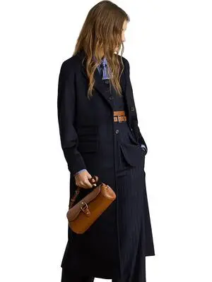 Ralph Lauren Wool-blend Reefer Coat - Regal Navy