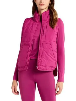 Zella Zella Packable Quilted Vest Purple Boysen