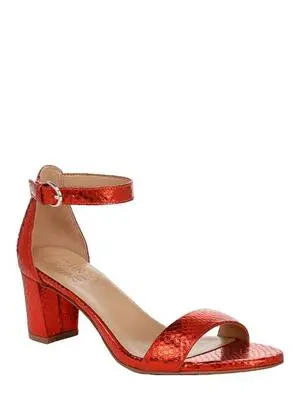 Naturalizer Naturalizer Vera Glitz Ankle Strap Sandal Orange