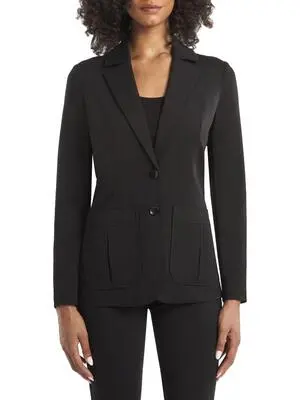 CAPSULE 121 Capsule 121 Notched Lapel Blazer Black