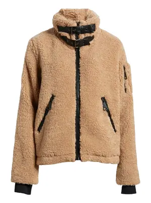 Sam. Freestyle Water Resistant Down Puffer Coat Camel