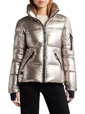 Sam. Freestyle Water Resistant Down Puffer Coat Pyrite