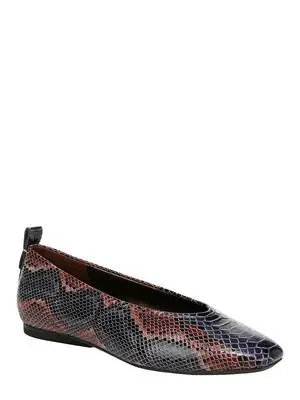 27 EDIT NATURALIZER 27 EDIT Naturalizer Carla Leather Ballet Flat Blue Multi