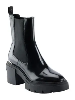 Dkny Thana Platform Chelsea Boot - Black