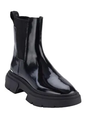 Dkny Fenella Lug Sole Chelsea Boots - Black