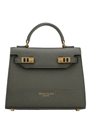 TEDDY BLAKE Kim Stampatto 9 Shoulder Bag Dark Grey