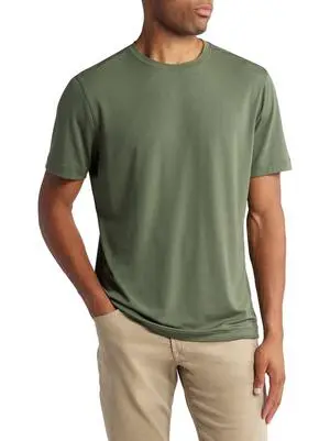 Mizzen+main Knox Performance T-shirt Olive Solid