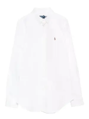 Polo Ralph Lauren Canvas Button-down Shirt - White