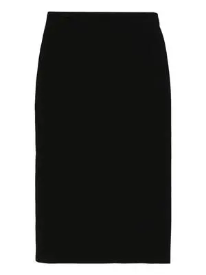 THE ROW Hodette Midi Skirt - Black