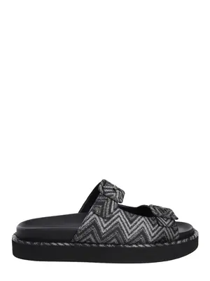 Missoni Zigzag Clea Sandals - Black