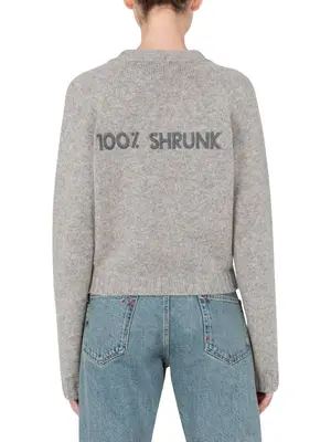 Moschino Virgin Wool Cardigan - Grey
