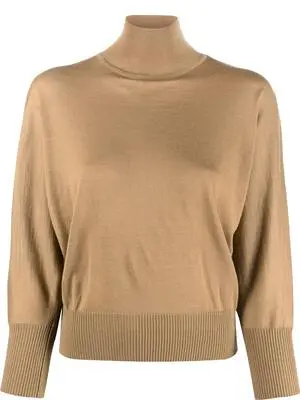 Max Mara Three-quarter Sleeve Jumper - Brown