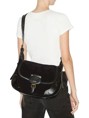 Isabel Marant Étoile Sierra Shoulder Bag Black